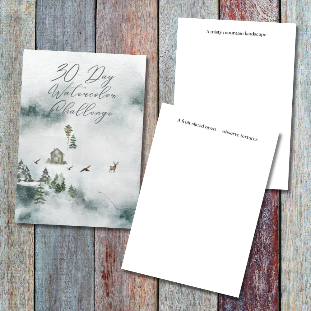 30-Day Watercolor Challenge – Daily Painting Prompts for Artists ...