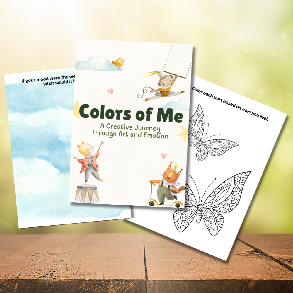 Colors of Me – 29-Page Creative Art & Emotion Activity Book with 20 ...